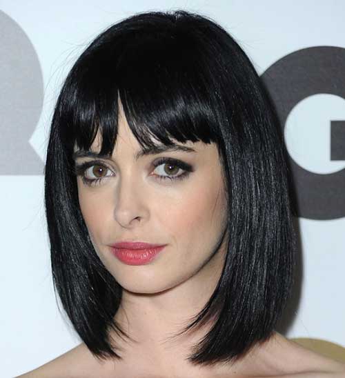 Krysten-Ritter-Bob-with-Bangs - CapelliStyle