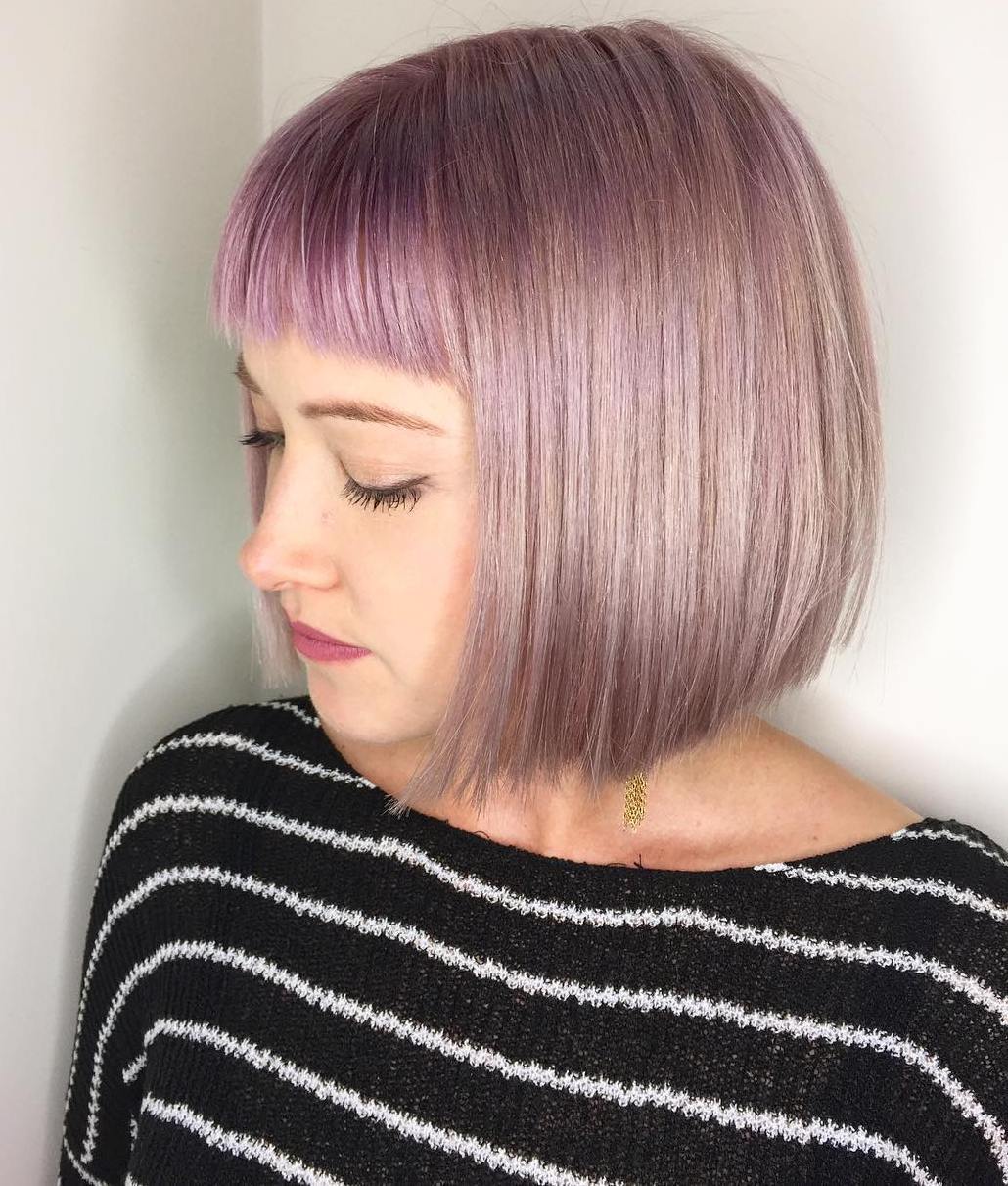 11 Sleek Bob With Cropped Bangs Capellistyle