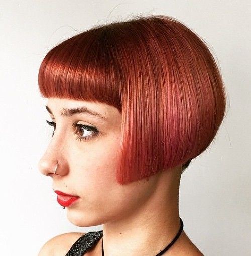 4 Short Blunt Bob With Bangs Capellistyle