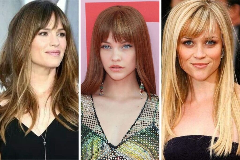 Capelli lisci con frangia lunga: la tendenza che arriva da Parigi ...