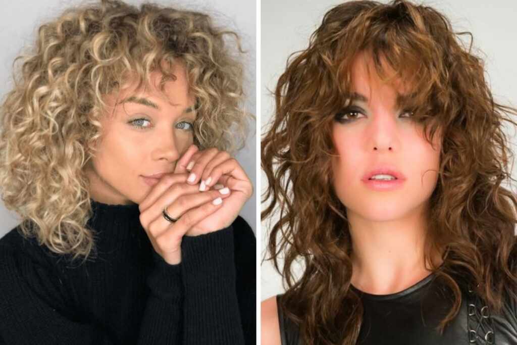 Capelli ricci con frangia: guarda le foto e lasciati ispirare dal look ...