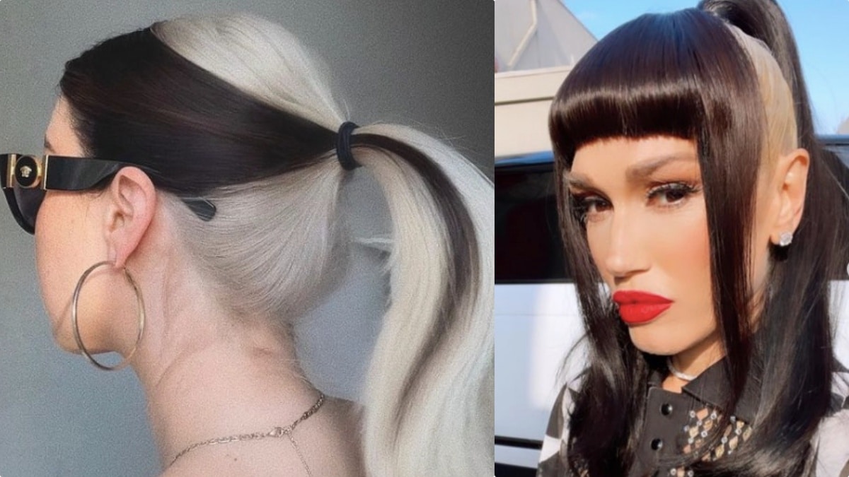 Capelli bicolor 'Skunk Hair' sono il trend intramontabile: per chi ha carattere