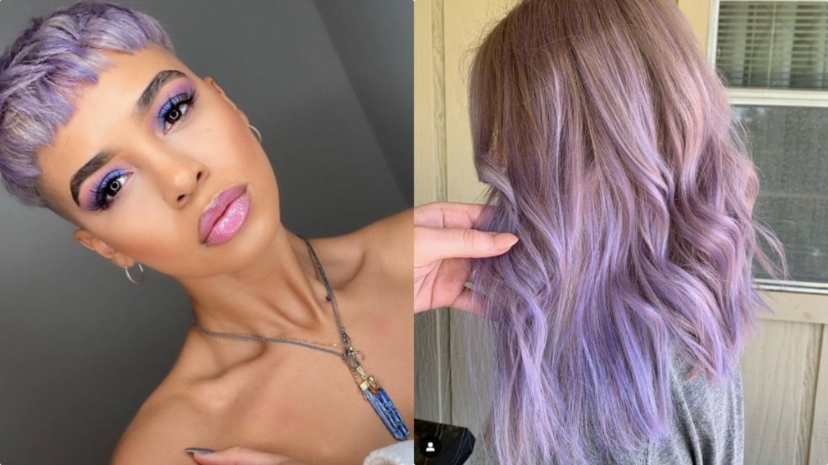 Capelli color lavanda: la tinta più romantica di sempre