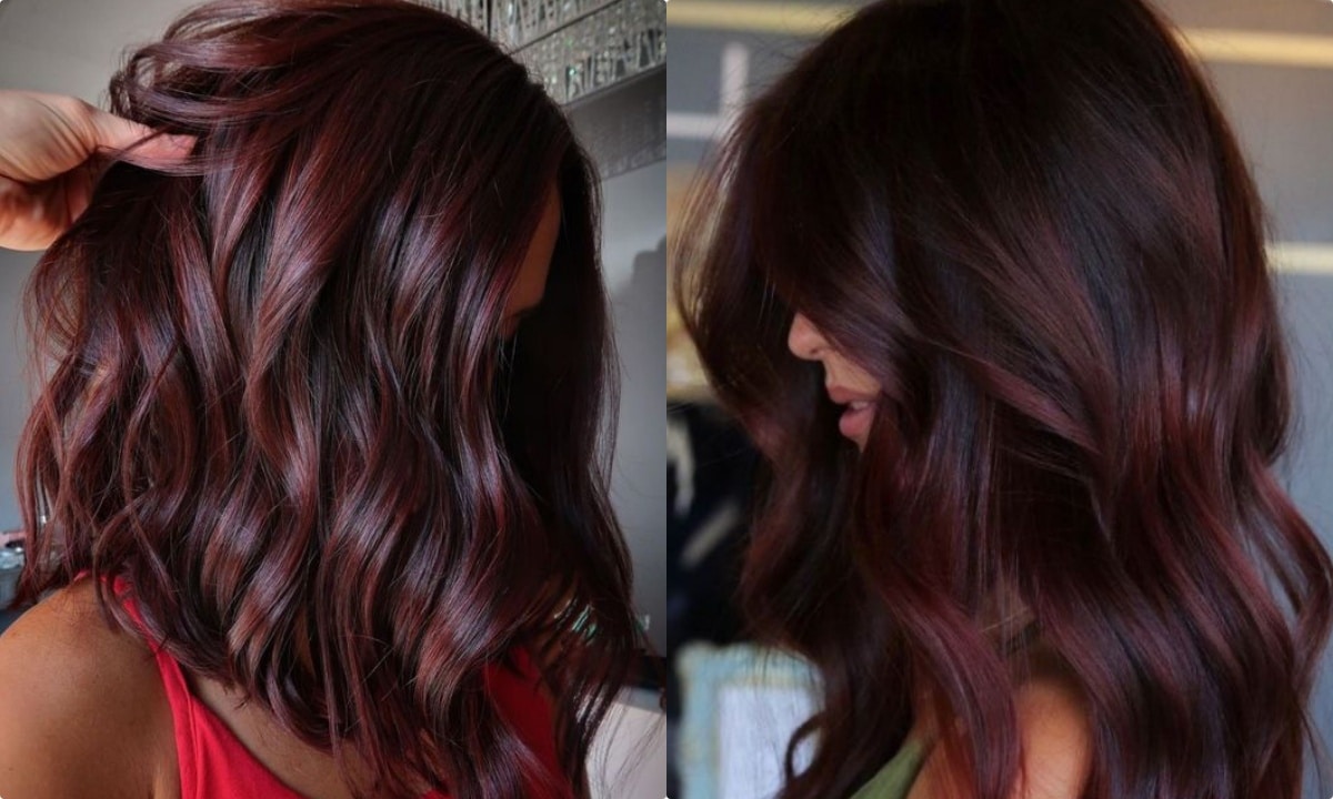 Capelli Castani Con Riflessi Rossi