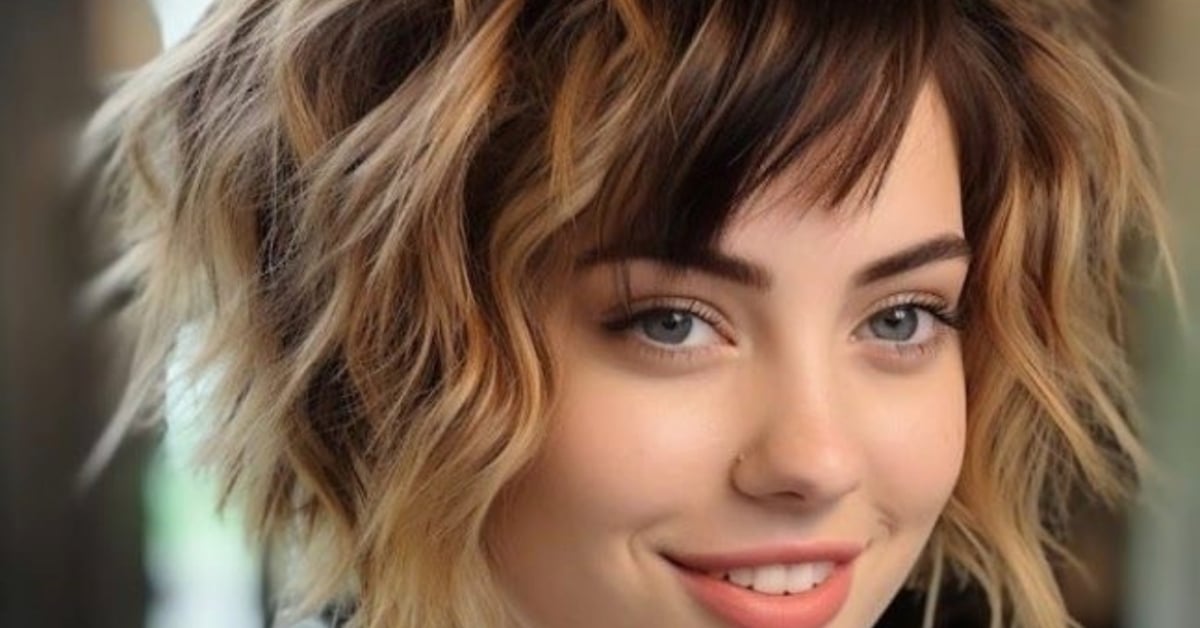 Modern shaggy bob: strati di media lunghezza casual e chic