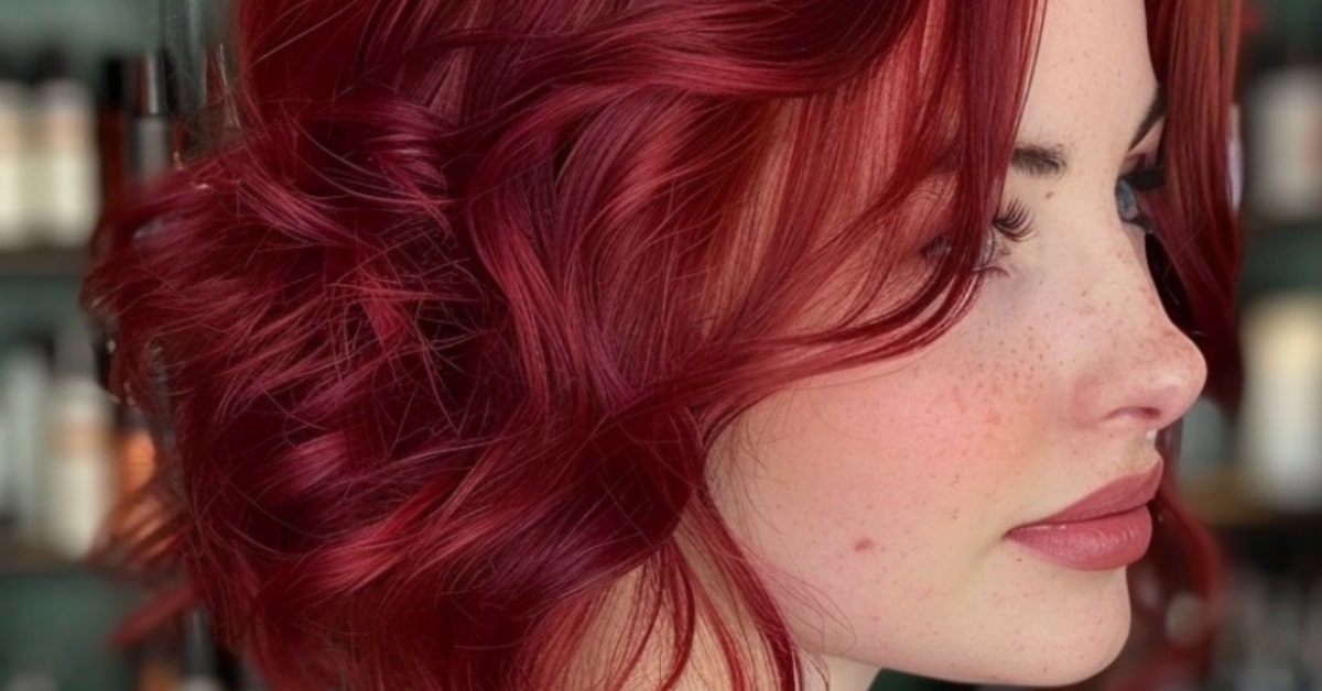 Ruby red: super luminoso e acceso