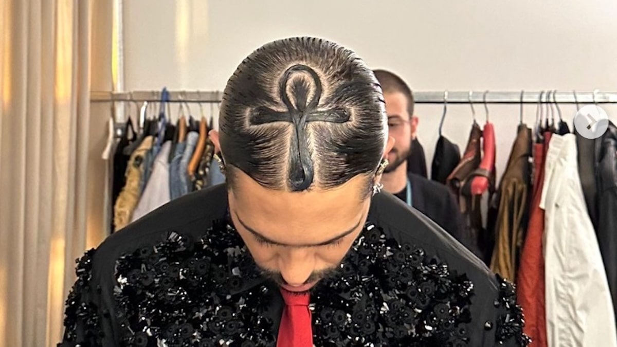 Mahmood tour e nuovo look: come si fanno i simboli sui capelli