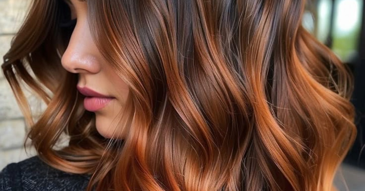 Balayage rame: una sfumatura diversa ma naturale
