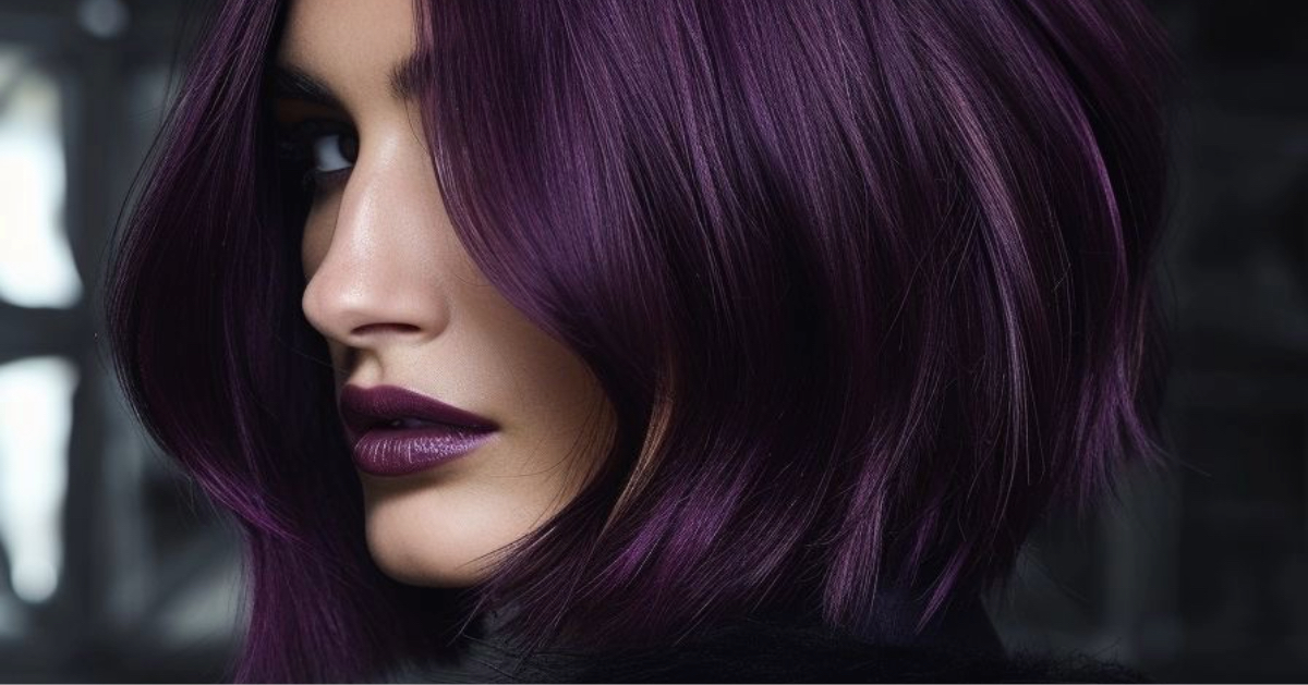 Capelli viola: un colore accattivante e alla moda
