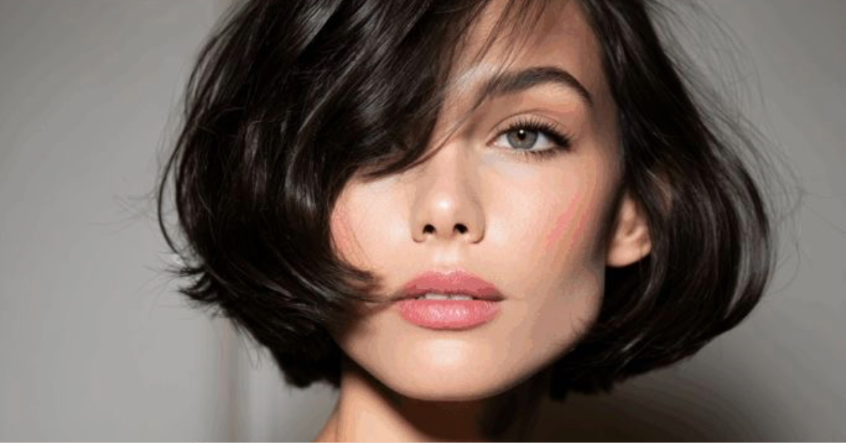 Bob voluminoso: privo di scalature e asimmetrie